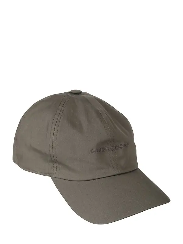 Rick Owens Cap With Embroidered Visor - Green