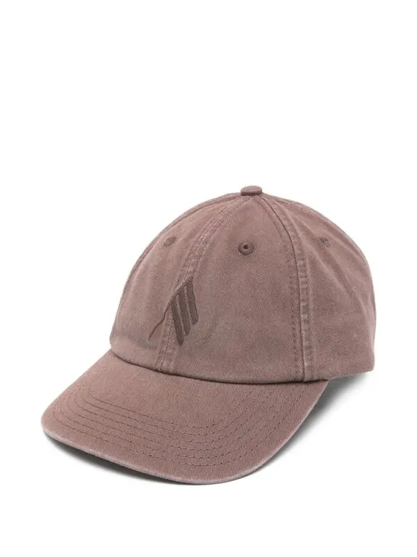 Attico Logo Cotton Baseball Cap - Purple