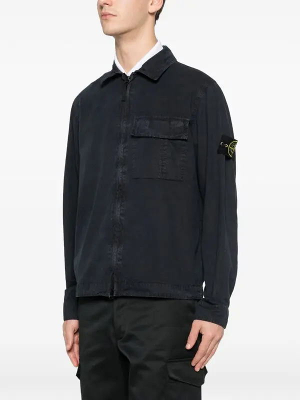 Stone Island Cotton Shirt - Blue