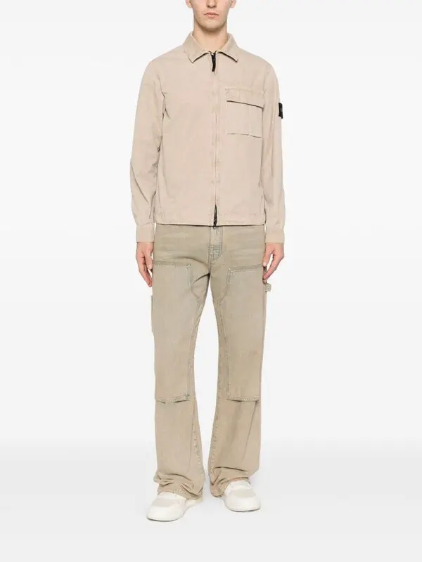 Stone Island Cotton Shirt - Beige