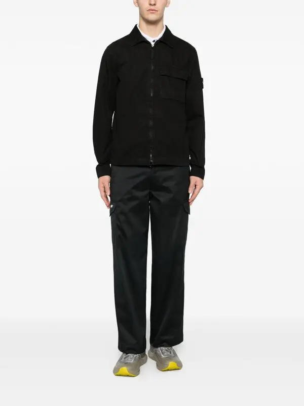 Stone Island Cotton Shirt - Black