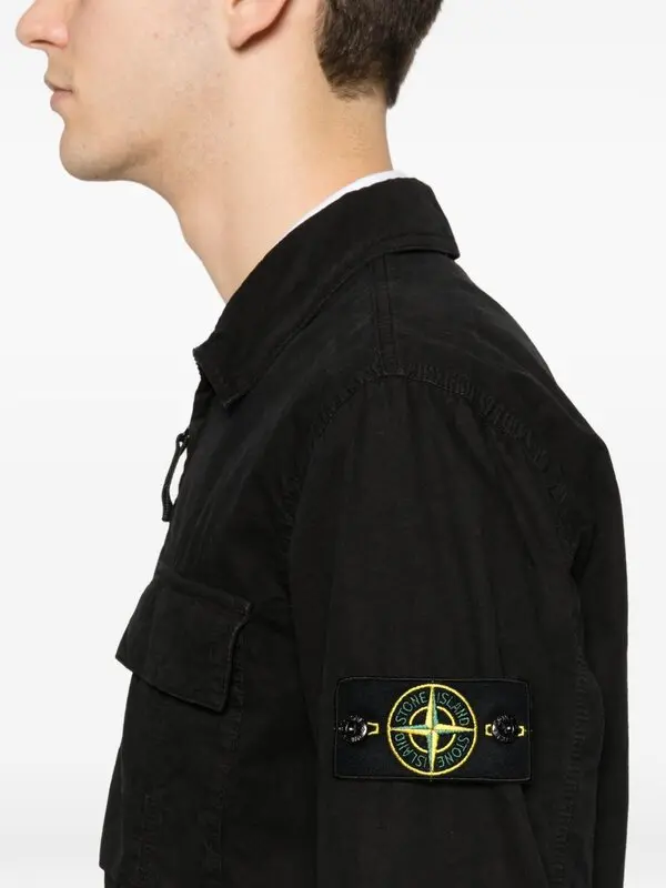 Stone Island Cotton Shirt - Black