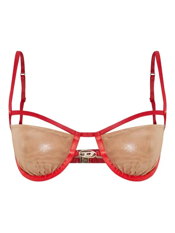 DIESEL Balconette Bra - Red
