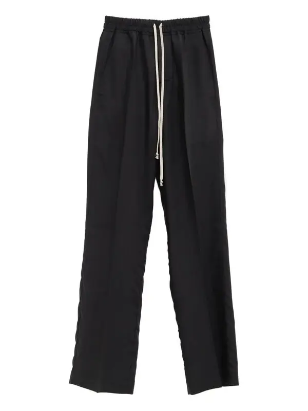 Rick Owens Drawstring Cotton Trousers