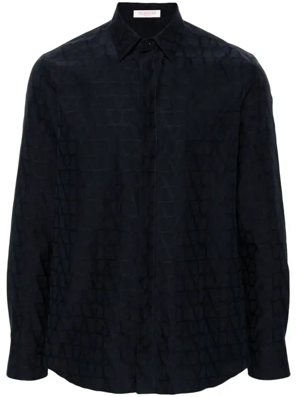 Valentino Garavani Shirt With Logo - Blue