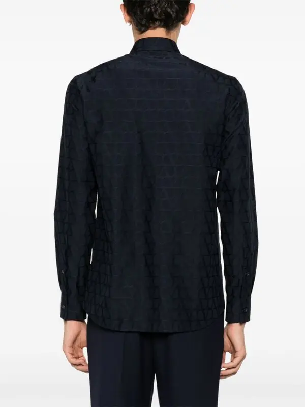 Valentino Garavani Shirt With Logo - Blue