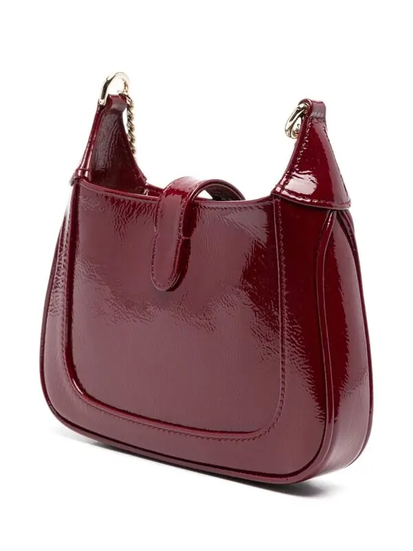 Gucci Jackie Notte Patent Leather Mini Bag - Red