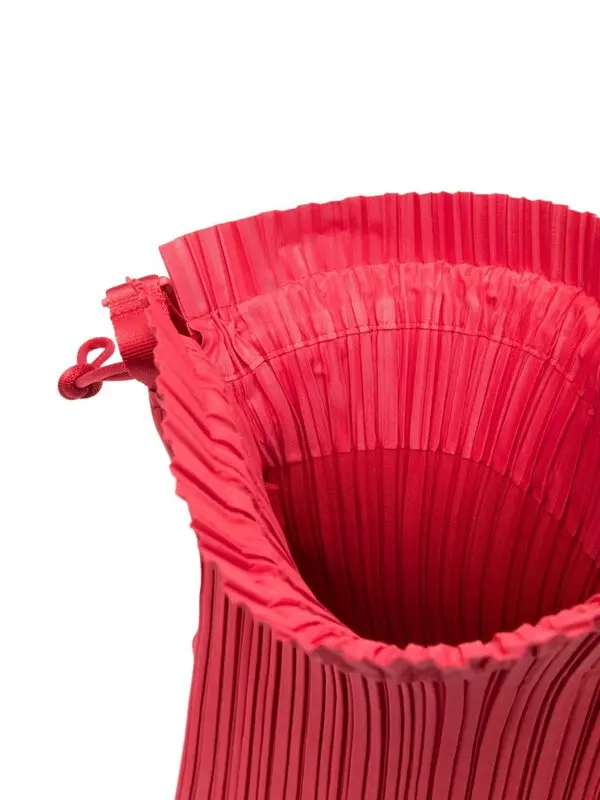 Issey Miyake Square Pleated Bucket Bag