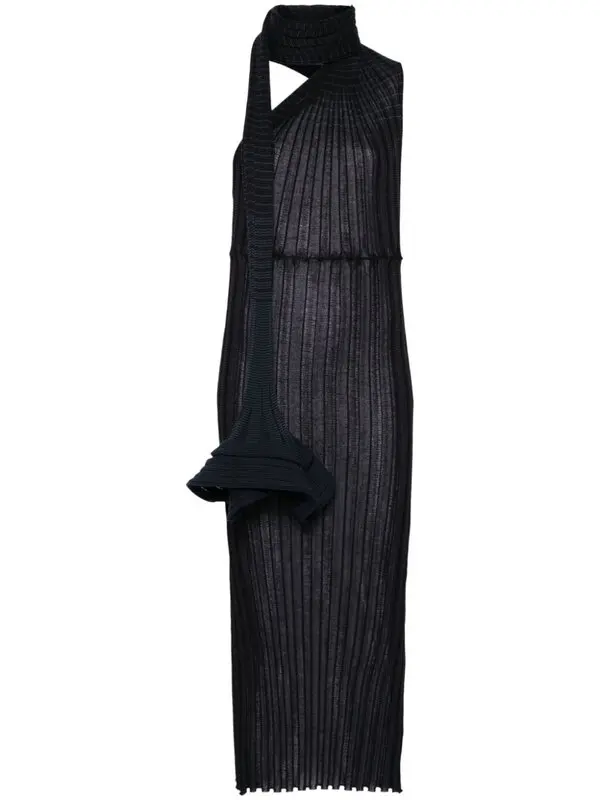Issey Miyake Knitted Long Dress