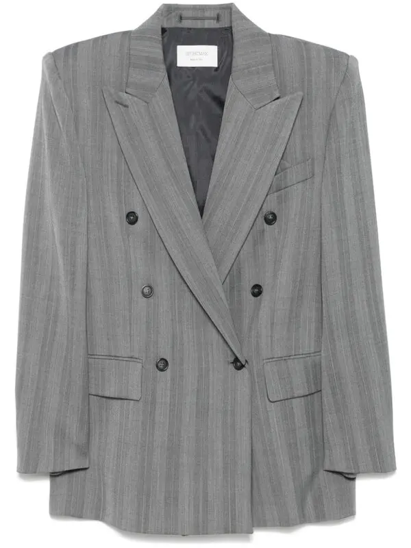 Sportmax Wool Double-breasted Jacket