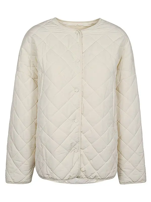 SANDBEIGE Quilted Nylon Jacket - White