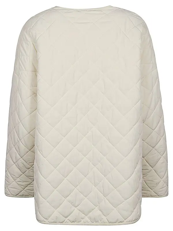 SANDBEIGE Quilted Nylon Jacket - White