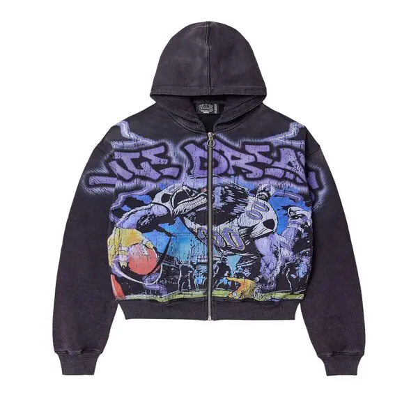 VALE FOREVER Raven Zip-up Hoodie