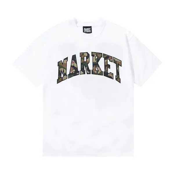 MARKET Camo Arc T-shirt - White