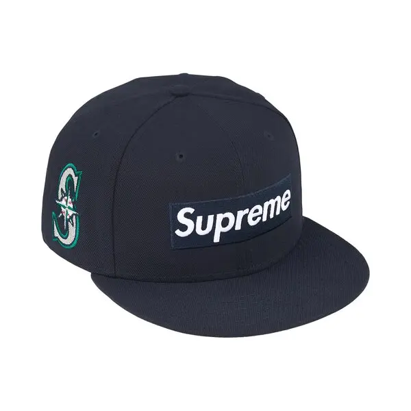 Supreme X Mlb Teams Box Logo New Era Cap - Blue