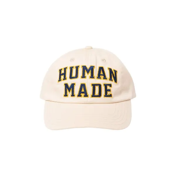 HUMAN MADE 6 Panel Twill Cap - White