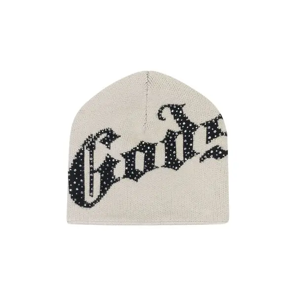 GODSPEED Og Logo Studded Beanie - Tan