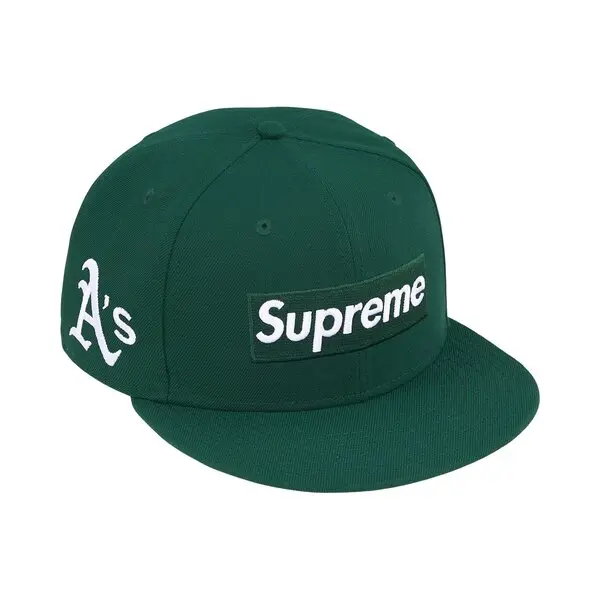 Supreme X Mlb Teams Box Logo New Era Cap - Green