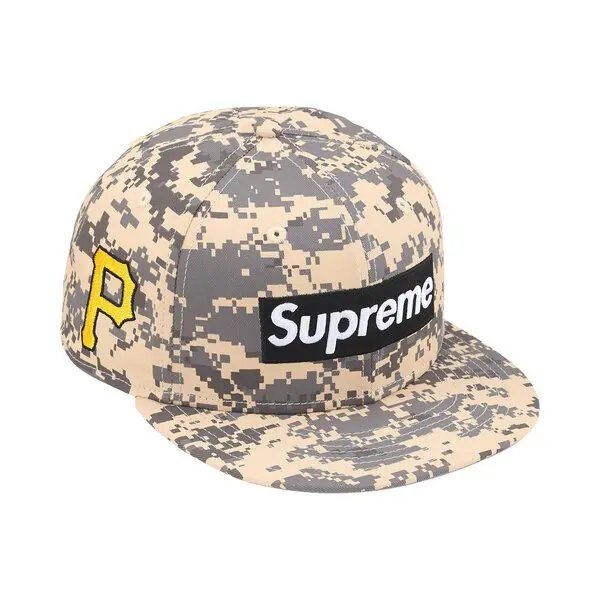 Supreme X Mlb Teams Box Logo New Era Cap - Tan