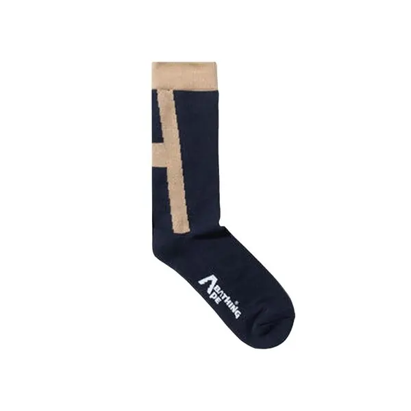 A BATHING APE X Kazuki Kuraishi A Logo Socks - Black