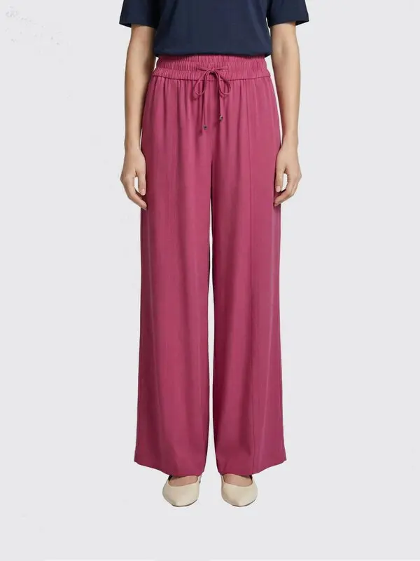 JOSEPH Wide Leg Drawstring Trousers