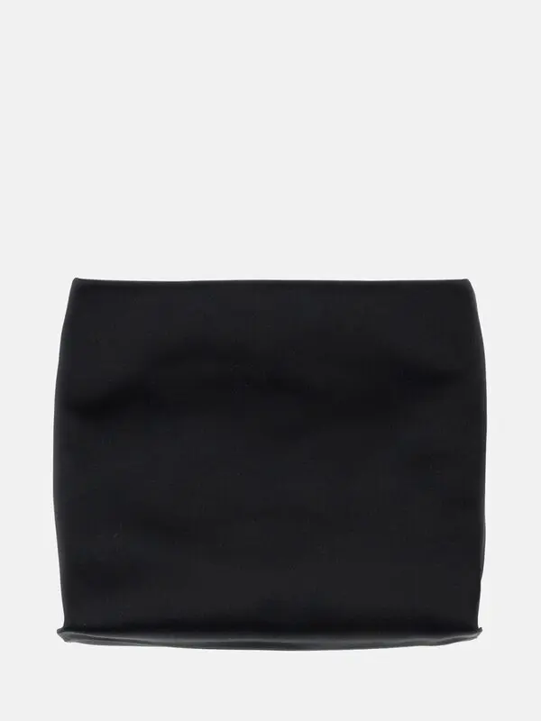 ROGER VIVIER Embellished Clutch With Silver Tone Hardware - Black