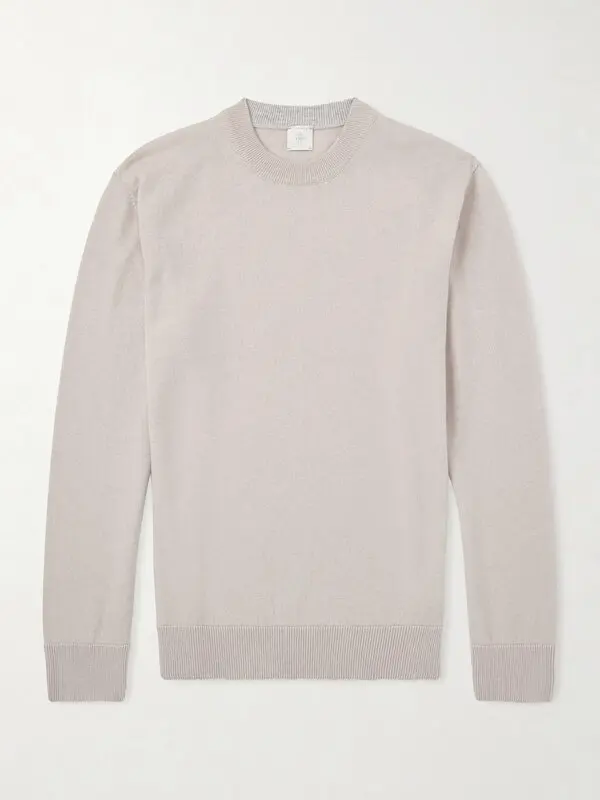 Eleventy Cashmere Crew Neck Sweater - Neutrals