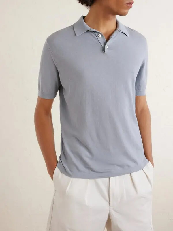 Eleventy Cotton Polo Shirt