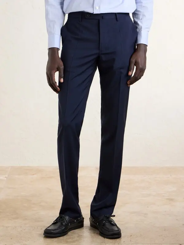 SLOWEAR Slim-leg Wool Trousers