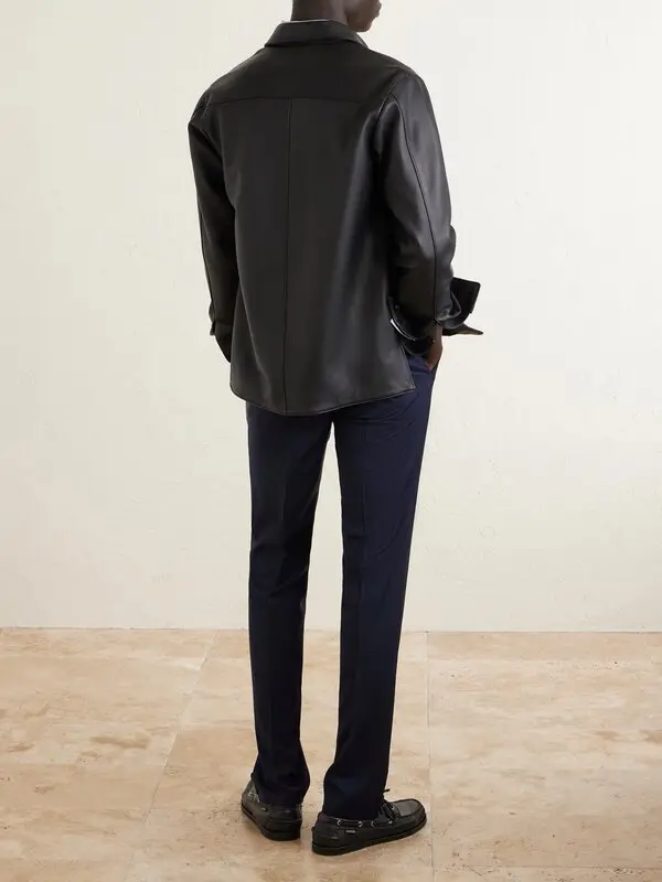SLOWEAR Slim-leg Wool Trousers