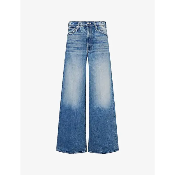 MOTHER The Ditcher Roller Zip Sneak Wide-leg Jeans - Remember When