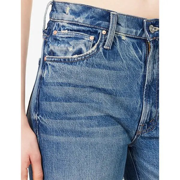 MOTHER The Ditcher Roller Zip Sneak Wide-leg Jeans - Remember When