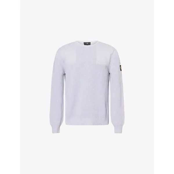 Belstaff Commander Rib-knit Cotton Jumper