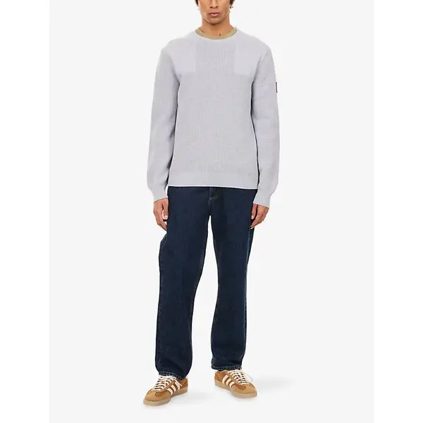 Belstaff Commander Rib-knit Cotton Jumper