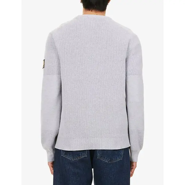 Belstaff Commander Rib-knit Cotton Jumper