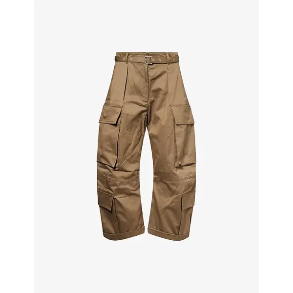 Acne Studios Cargo Barrel-leg Cotton Trousers