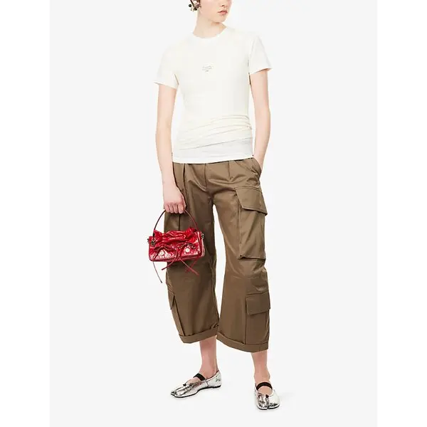 Acne Studios Cargo Barrel-leg Cotton Trousers
