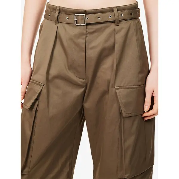 Acne Studios Cargo Barrel-leg Cotton Trousers
