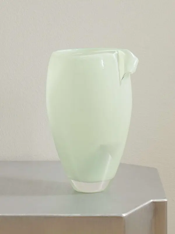 Completedworks Medium Recycled-glass Vase - Mint