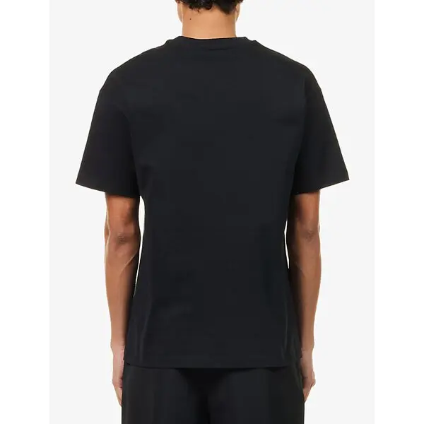 Givenchy Paris Crewneck Cotton-jersey T-shirt - Black / White