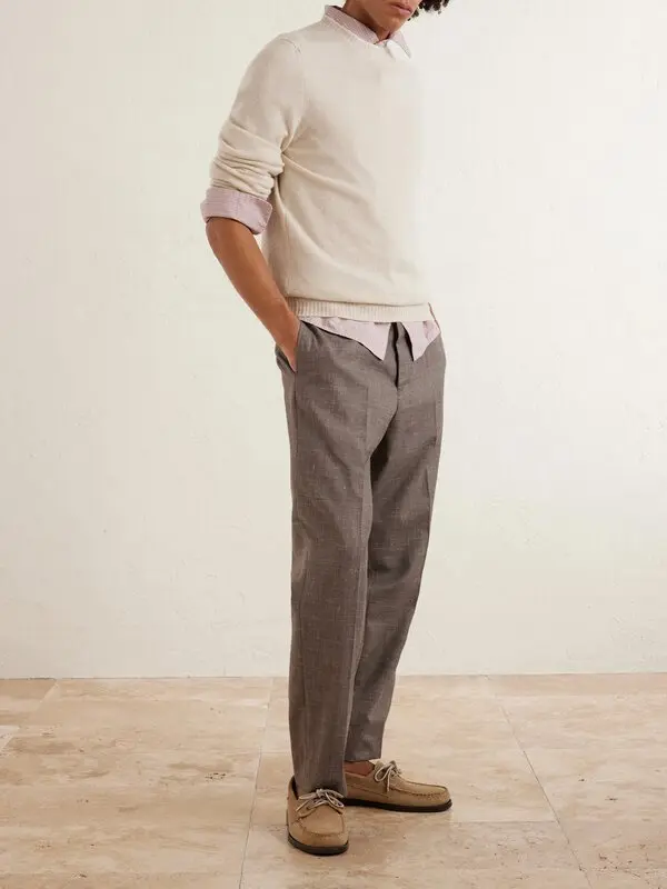 Fedeli Argentina Persia Cashmere Sweater - Neutrals