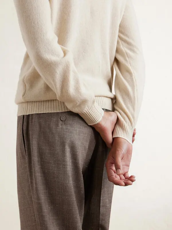 Fedeli Argentina Persia Cashmere Sweater - Neutrals