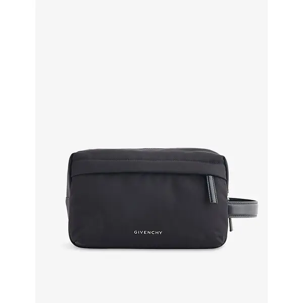 Givenchy Essentials Leather Toiletry Bag - Black