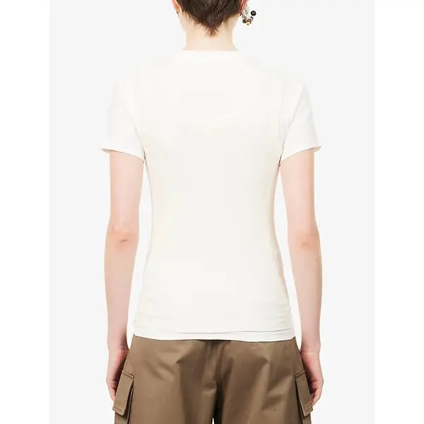 Acne Studios Ecleo Double-layer Stretch-cotton T-shirt