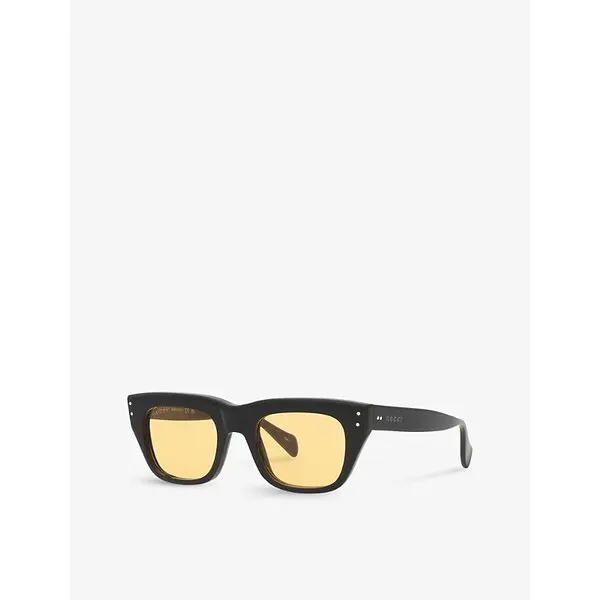 Gucci Gg1365s Rectangle-frame Sunglasses