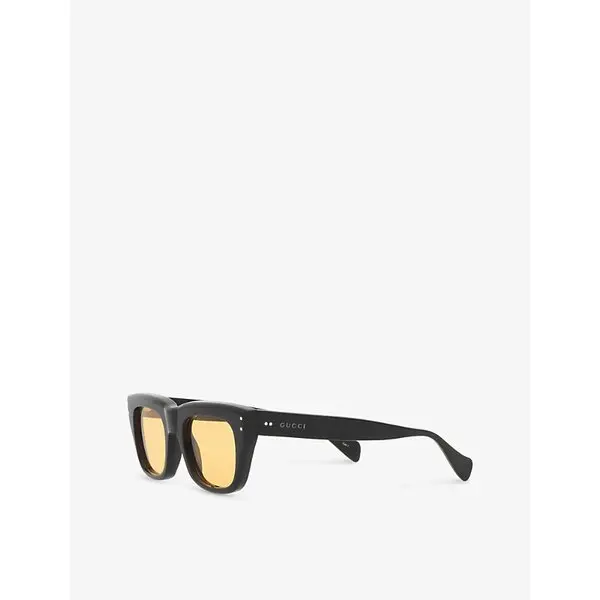 Gucci Gg1365s Rectangle-frame Sunglasses
