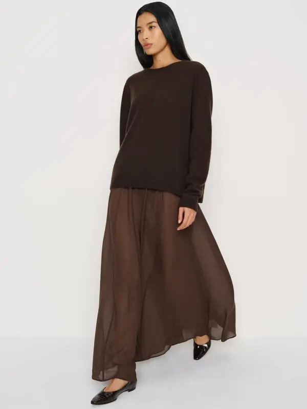 REFORMATION Gemma Sheer Maxi Skirt