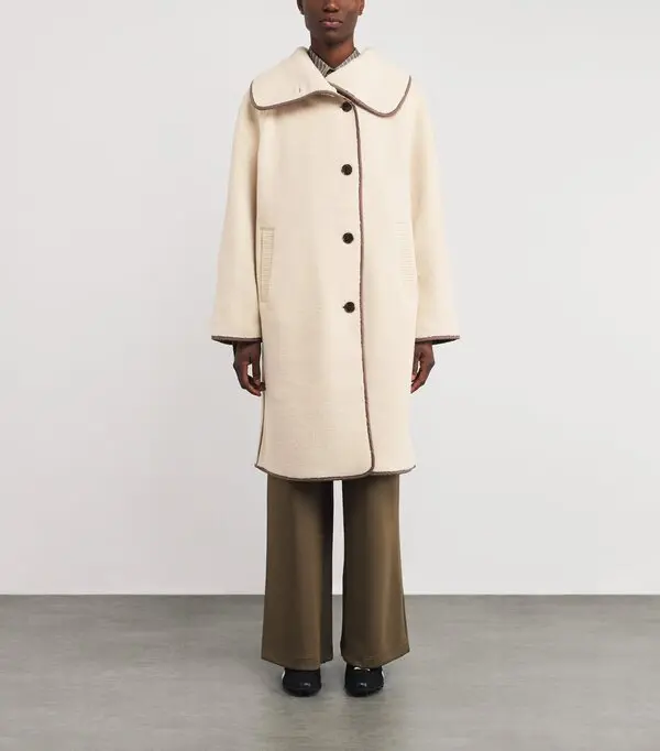 Varley Bonded-fleece Clemence Cape Coat