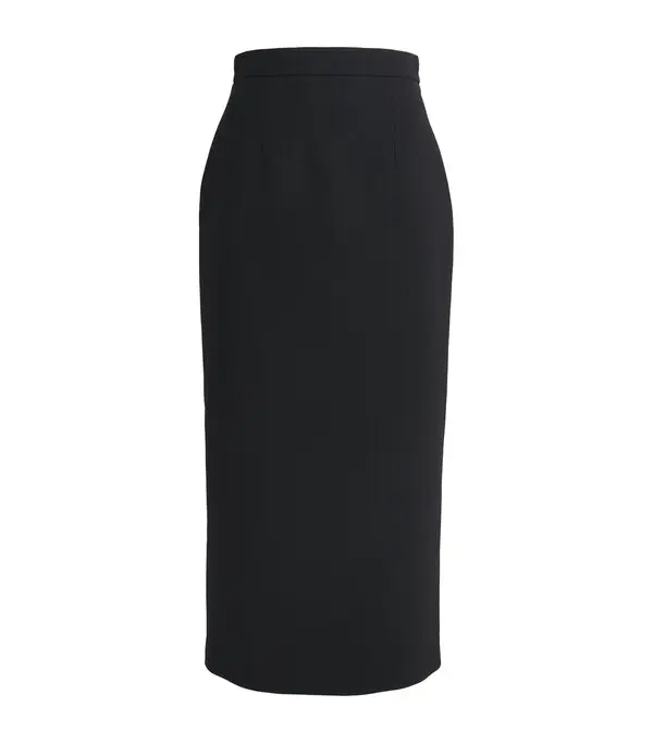ROKSANDA Amel Crepe Pencil Midi Skirt