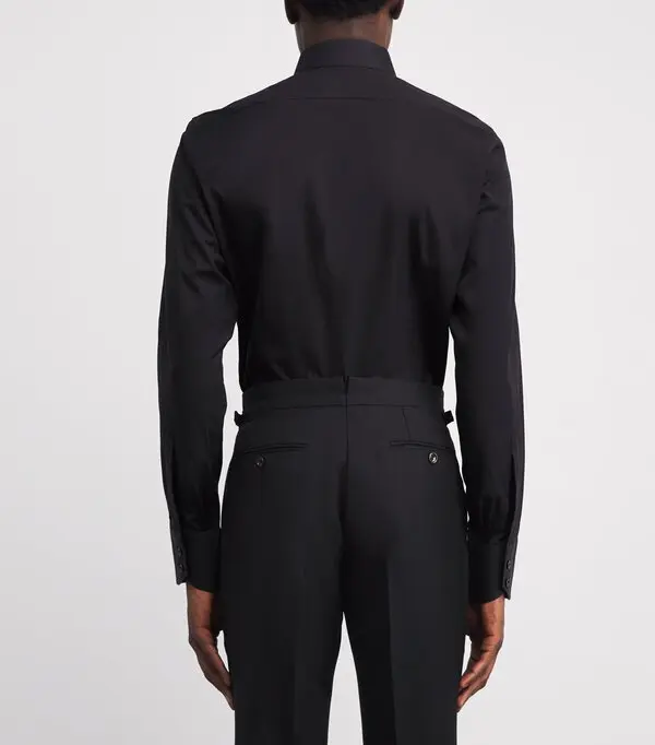 TOM FORD Cotton Poplin Slim-fit Shirt - Black